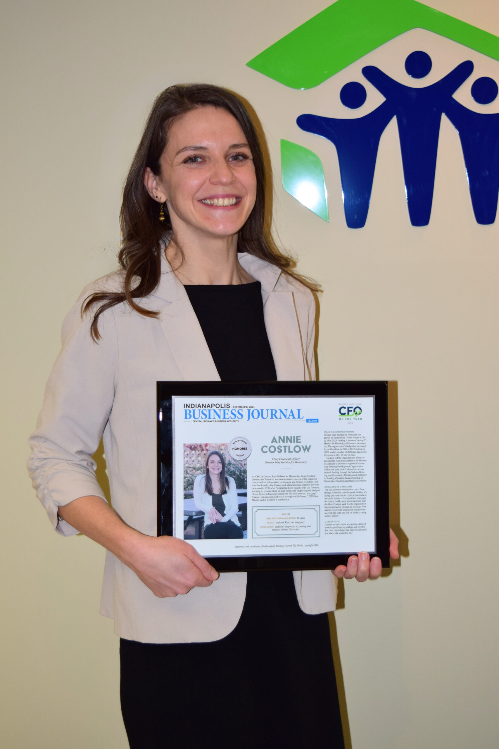 Annie Costlow Named Top Honoree for CFO of the Year - Habitat for ...